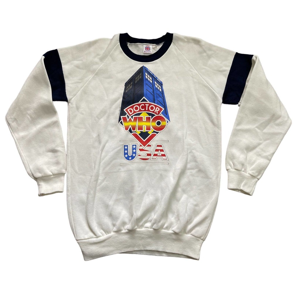 Vintage 80s Doctor Who Usa Bbc Silverscreen Large Cre… - Gem
